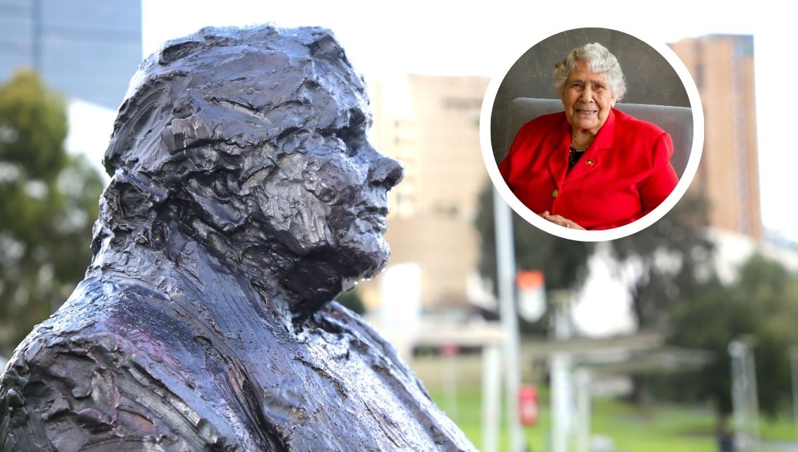 Dr Lowitja O'Donoghue immortalised with riverside statue | WE ARE.SA